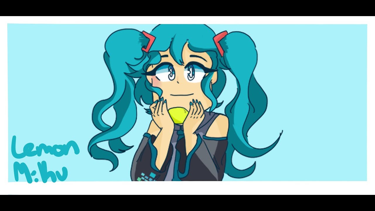 Miku eats a lemon and dies (version animada???) - YouTube