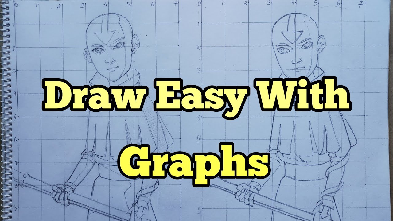 Draw Avatar character or Any Face Accurately using Grids or Graphs Easy ...