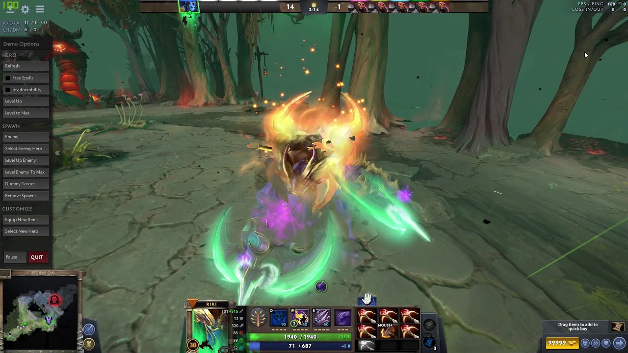 Mix Set Dota 2 Hero Riki - YouTube