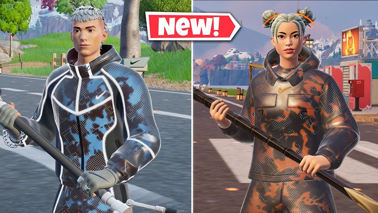 NEW NIKE STREET VISION Bundle In Fortnite | Rove & Eva Skins - YouTube