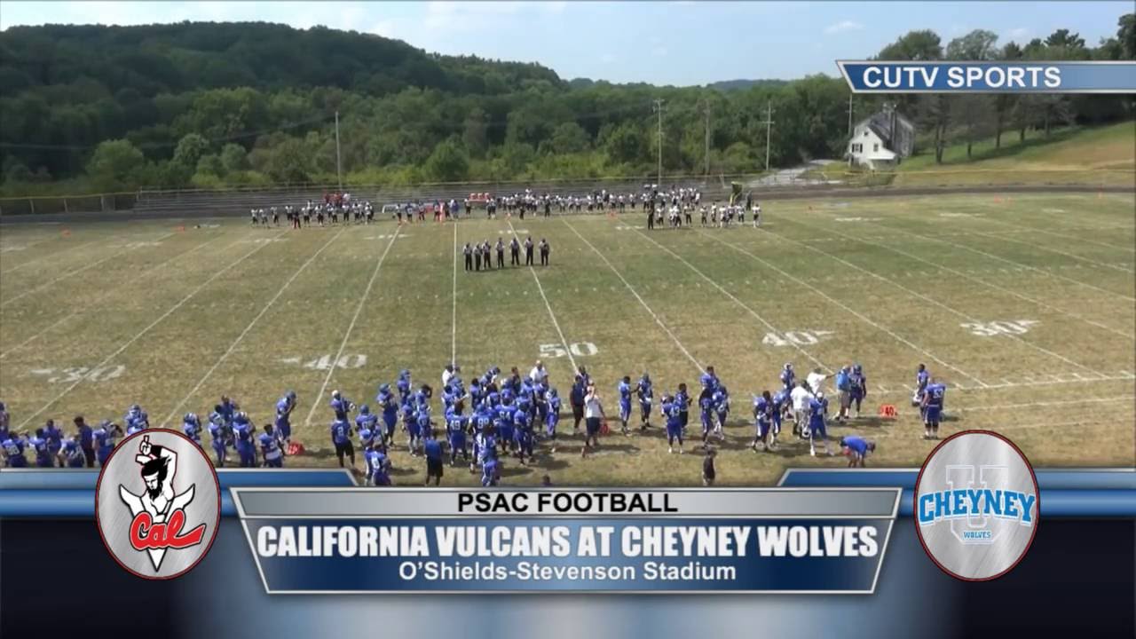 California Vulcans at Cheyney Wolves (Football, 1:00pm) - YouTube