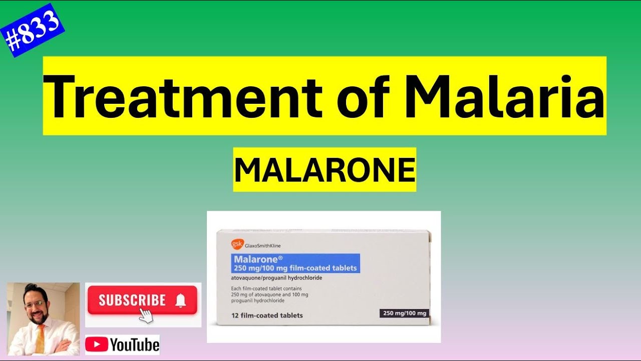 Treatment for Malaria! MALARONE - YouTube