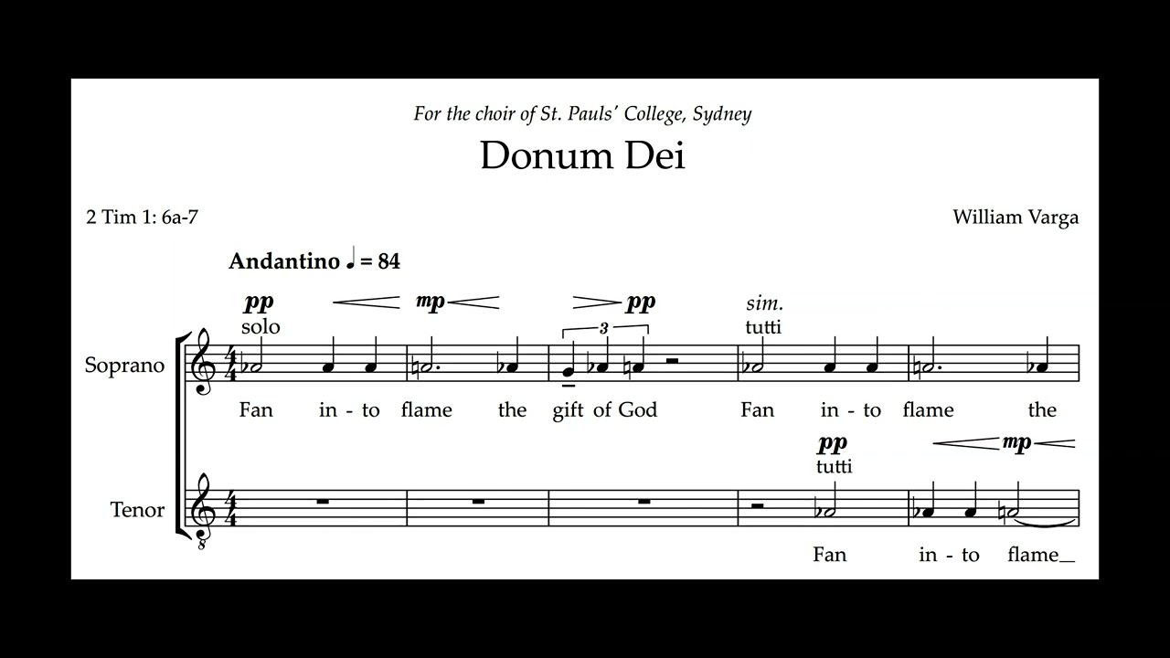 Donum Dei - William Varga (2022) - YouTube