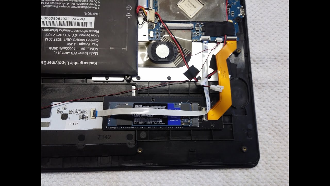 Pinebook Pro - NVMe with root filesystem (Armbian) - YouTube