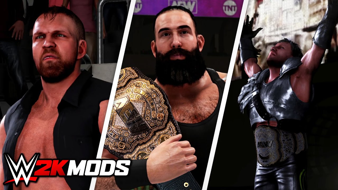 10 INSANE AEW PC Mods You NEED To See For WWE 2K | Jon Moxley, Kenny ...
