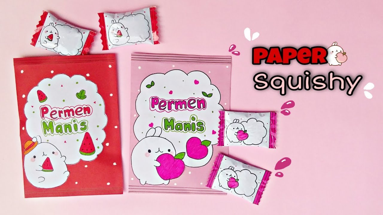 Tutorial Paper Squishy | Cara membuat paper squishy - YouTube