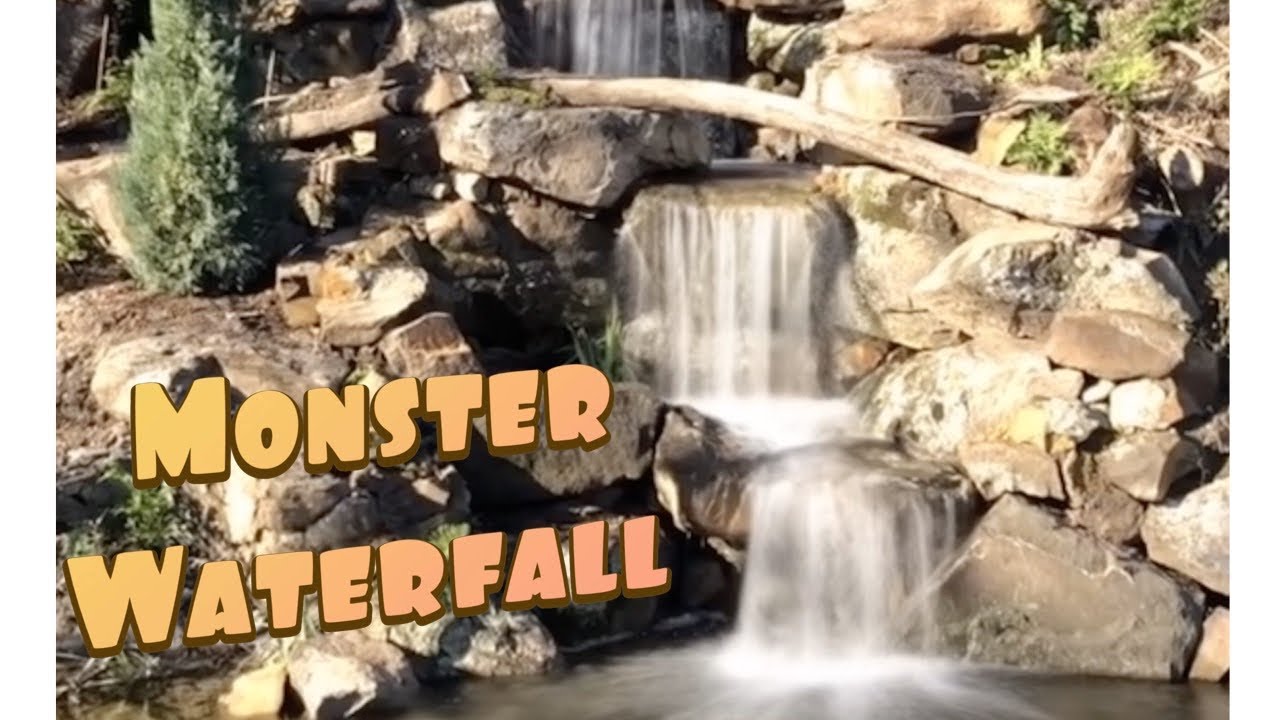 Gorgeous Monster Waterfall Into Steep Sloop - YouTube