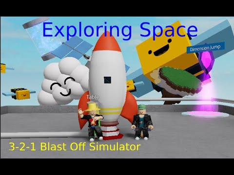 Exploring Space in Roblox 3-2-1 Blast Off Simulator! - YouTube