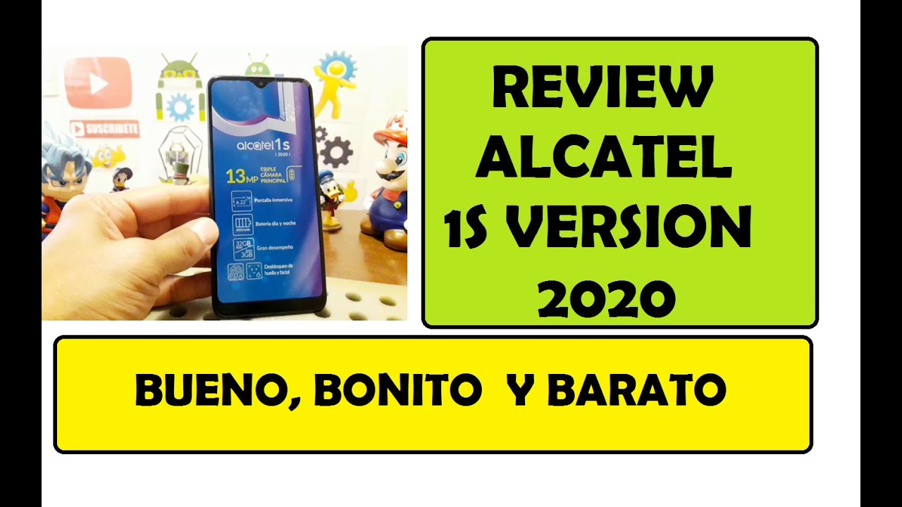 review alcatel 1S 5028a versión 2020 *BUENO, BONITO Y BARATO* - YouTube
