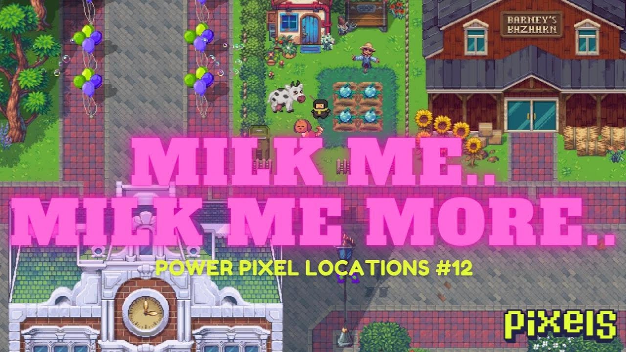 PIXELS︱🔍POWER PIXEL LOCATIONS #12︱🐄 THE COW - YouTube