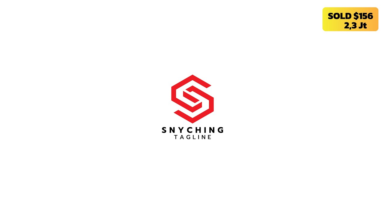 Adobe Illustrator - Tutorial Mendesain Logo : SYNCHING - YouTube