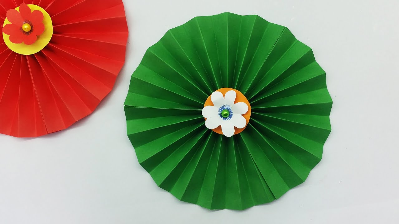 Beautiful Flowers Making With Color Paper | DIY | Paper Flowers Making ...