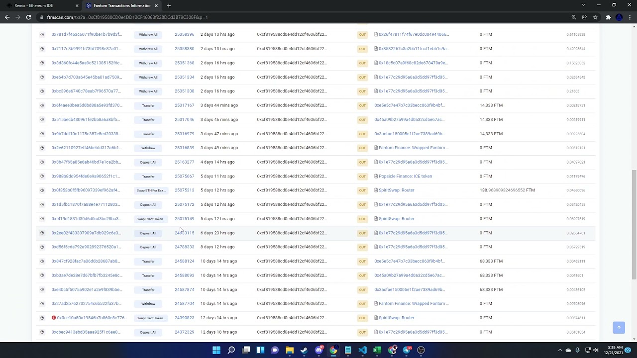 How to use Ftmscan to find your deposit transactions - YouTube