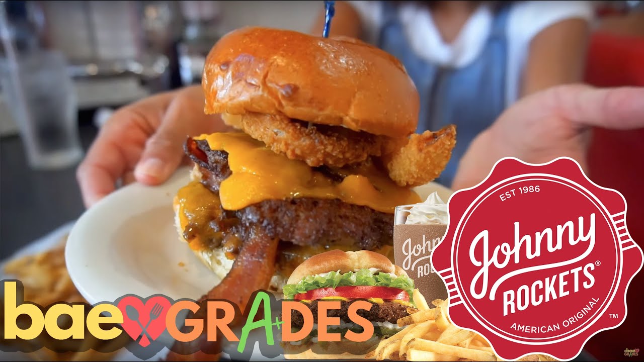 Johnny Rockets Food Review Grade | Atlantic City, NJ - YouTube