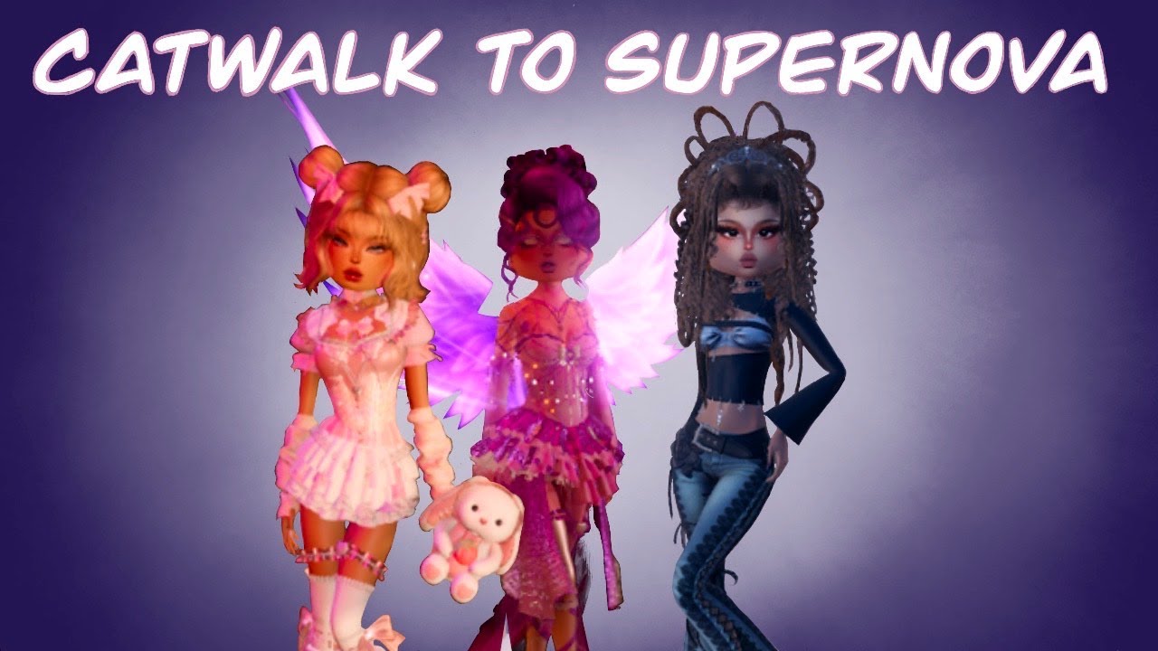 Catwalk To Supernova - First Video Ever Playing Dress To Impress On ...