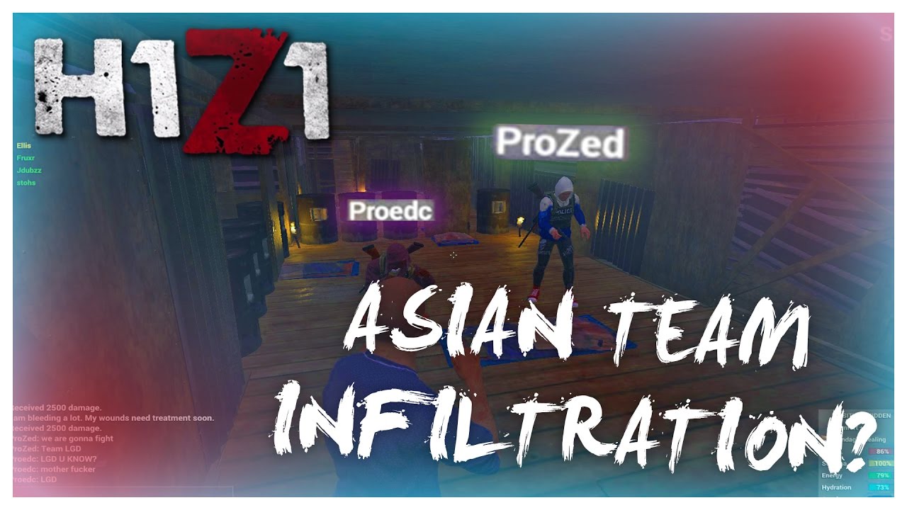 ASIAN TEAM INFILTRATION? (H1Z1 Survival #44) - YouTube