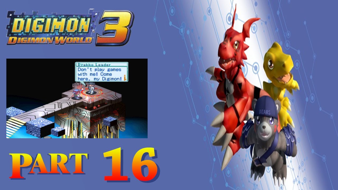 DIGIMON WORLD 3 WALKTHROUGH - FIGHT REAL BYAKKO LEADER - MIRAGE TOWER ...