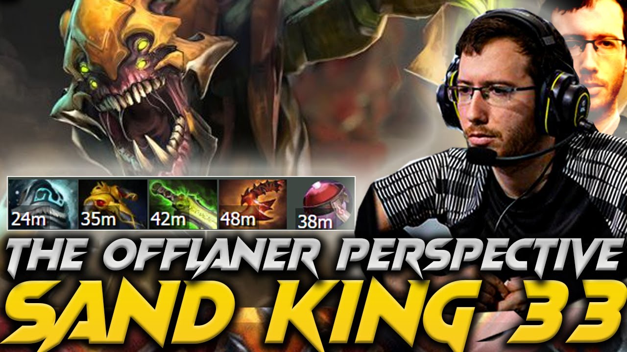 Crazy Play 33 sand King The Offlaner - Dota 2 Pro Full Gameplay Patch 7 ...