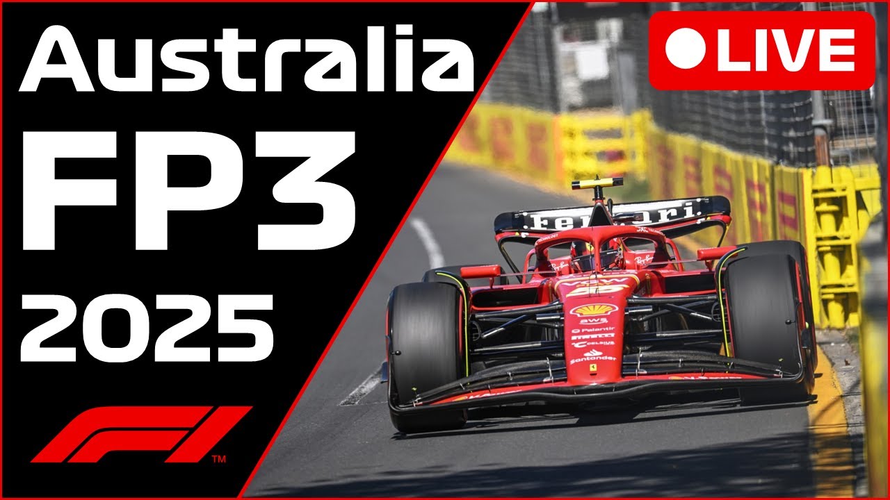 🔴F1 LIVE - Australia GP FP3 - Commentary + Live Timing - YouTube