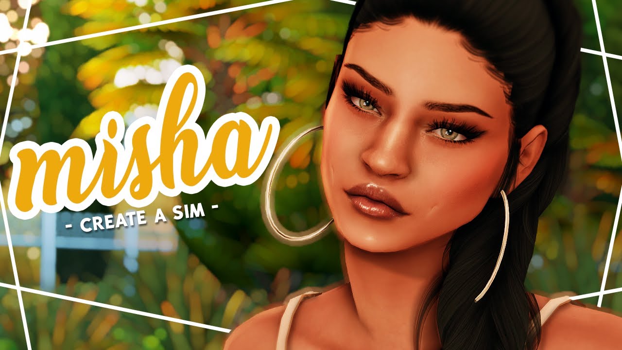 Misha // Alpha Sim | The Sims 4 Create A Sim + CC List - YouTube