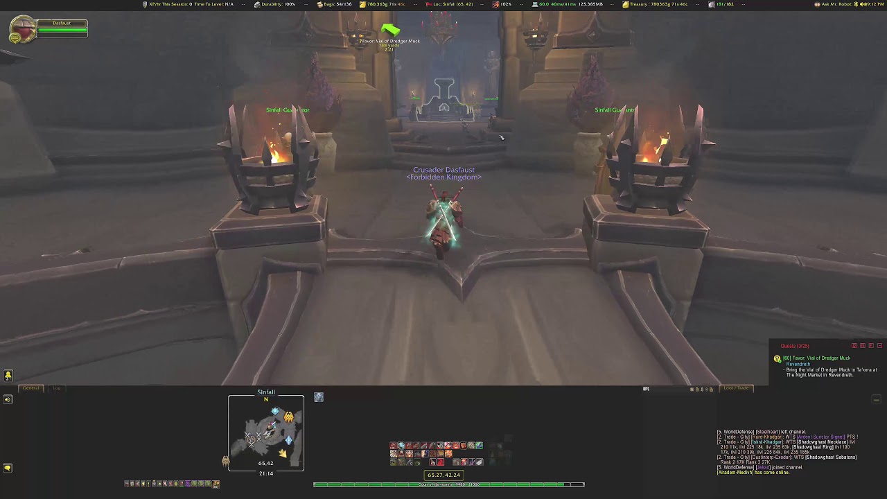 Shadowlands Tours Venthyr Covenant Sanctum Sinfall - YouTube