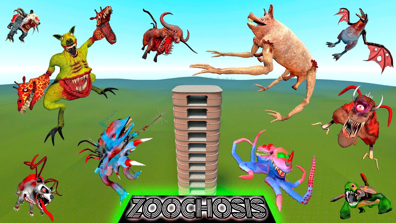 COMBINATION OF ZOOCHOSIS GIRAFFE & KANGAROO MONSTER \ TRANSFORMATION ...