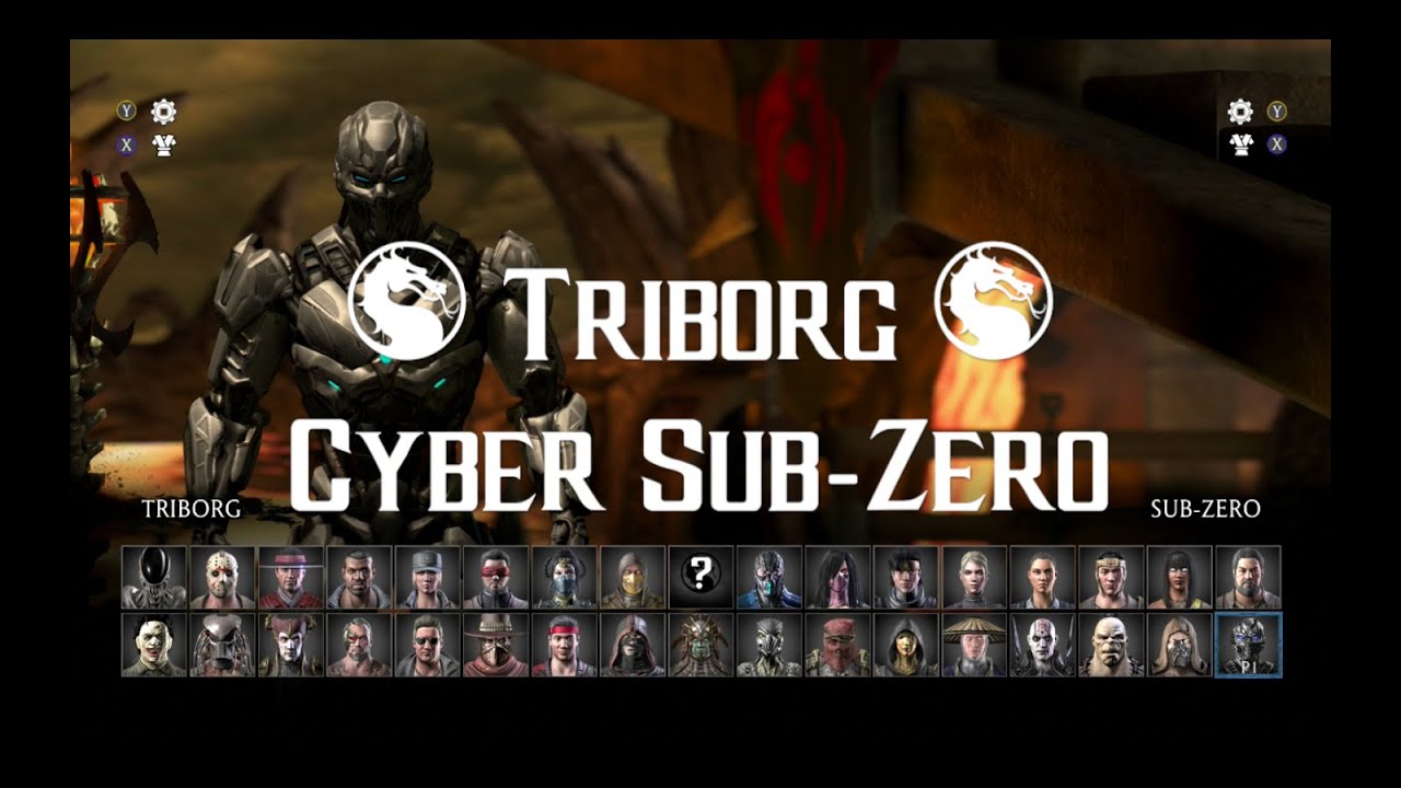 Mortal Kombat X: Triborg (Cyber Sub-Zero) Combo Guide - YouTube