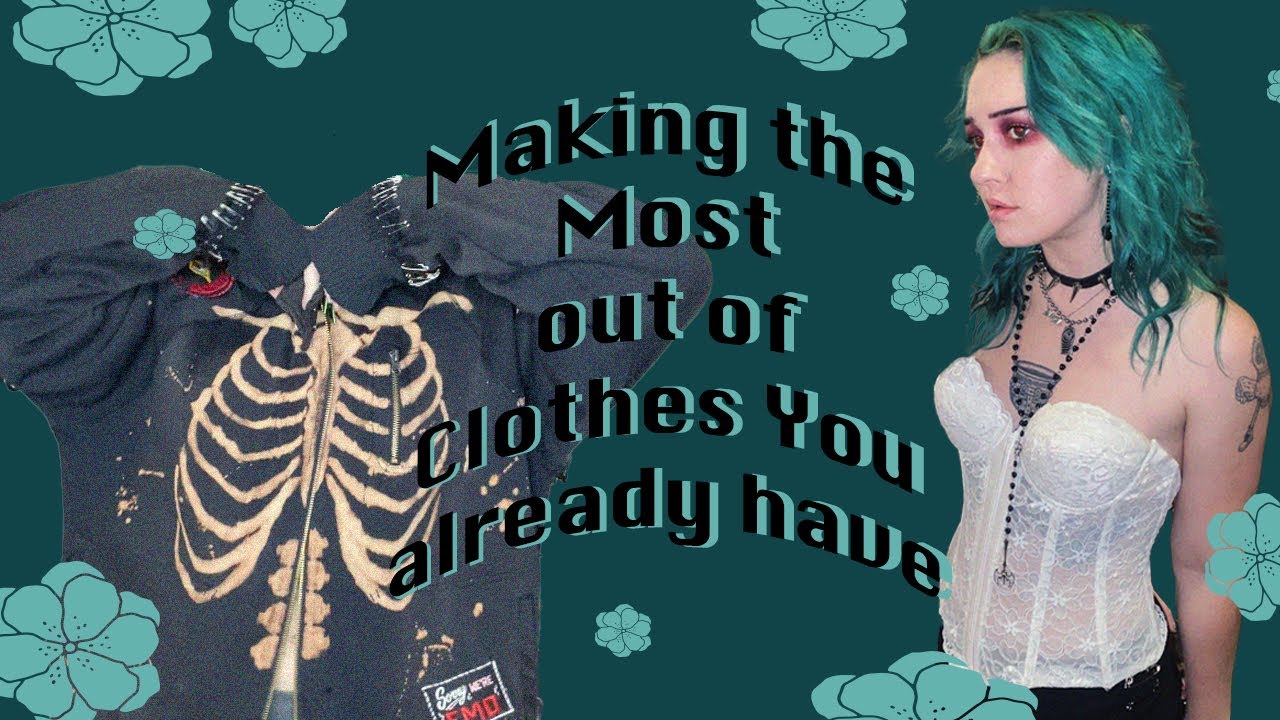 Cheap/Easy DIY Alt Upcycle Ideas - Upgrade Your Wardrobe (Ep. 1) - YouTube