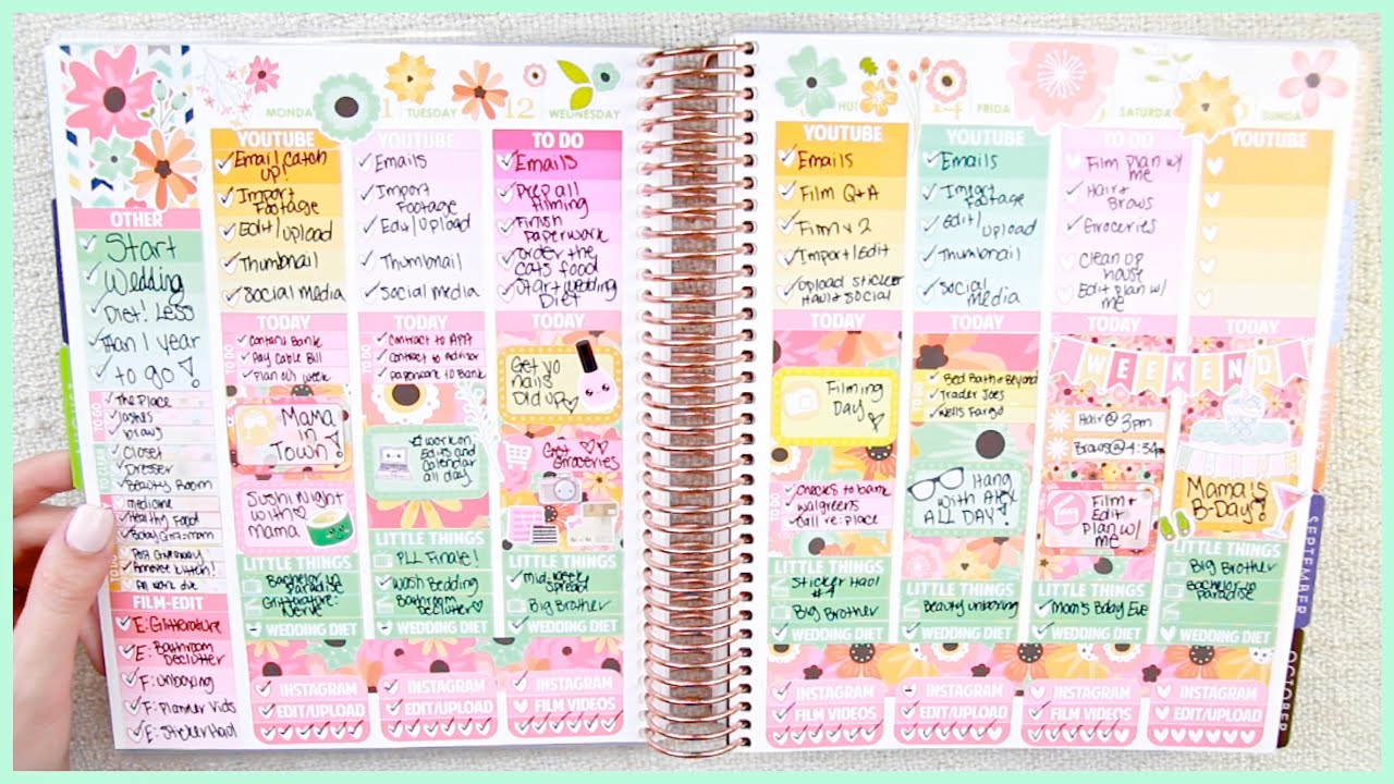 Planner Update #4 + Sticker Hauls! - YouTube