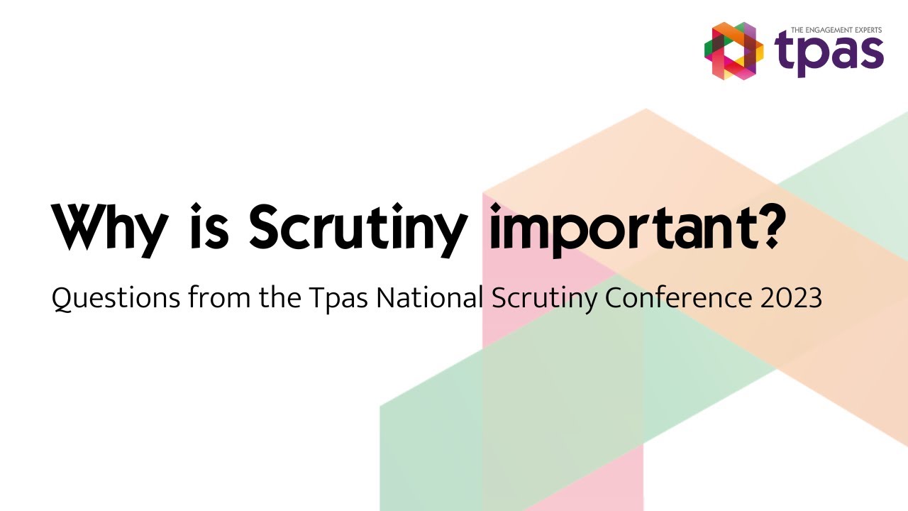 'Why is Scrutiny important?' - Questions from the National Scrutiny ...