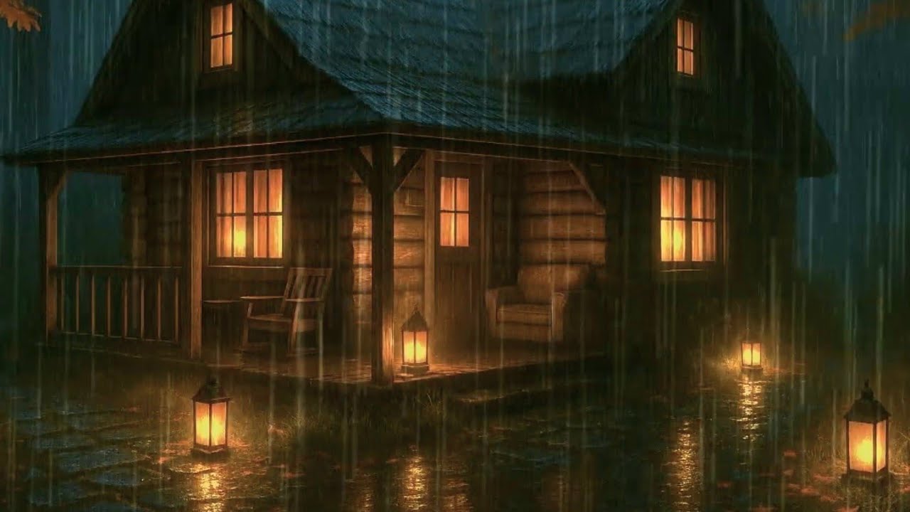 Rain Sounds and Relaxing Music for Study, Focus and Deep Sleep - YouTube