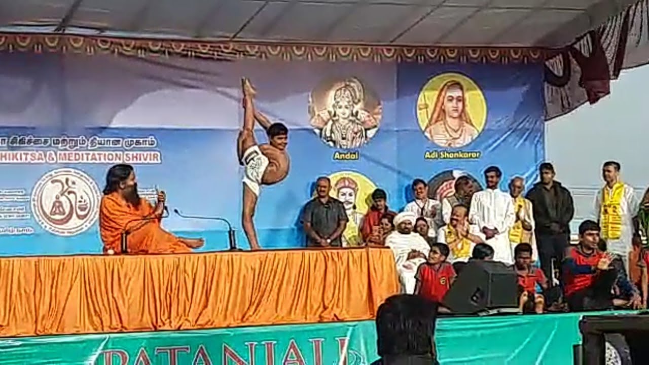 baba ramdev yoga hosur tamil nadu patanjali North Star rkbc - YouTube