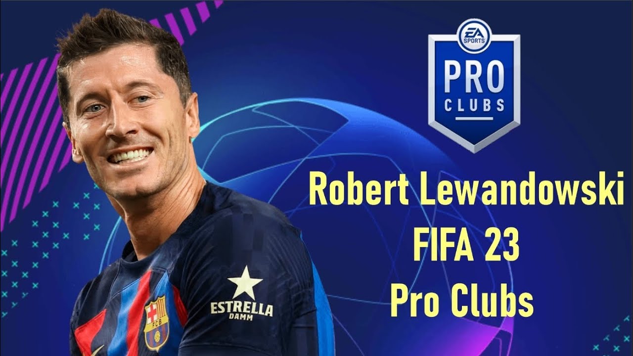 Robert Lewandowski Pro Clubs Face Creation - FIFA 23 - YouTube