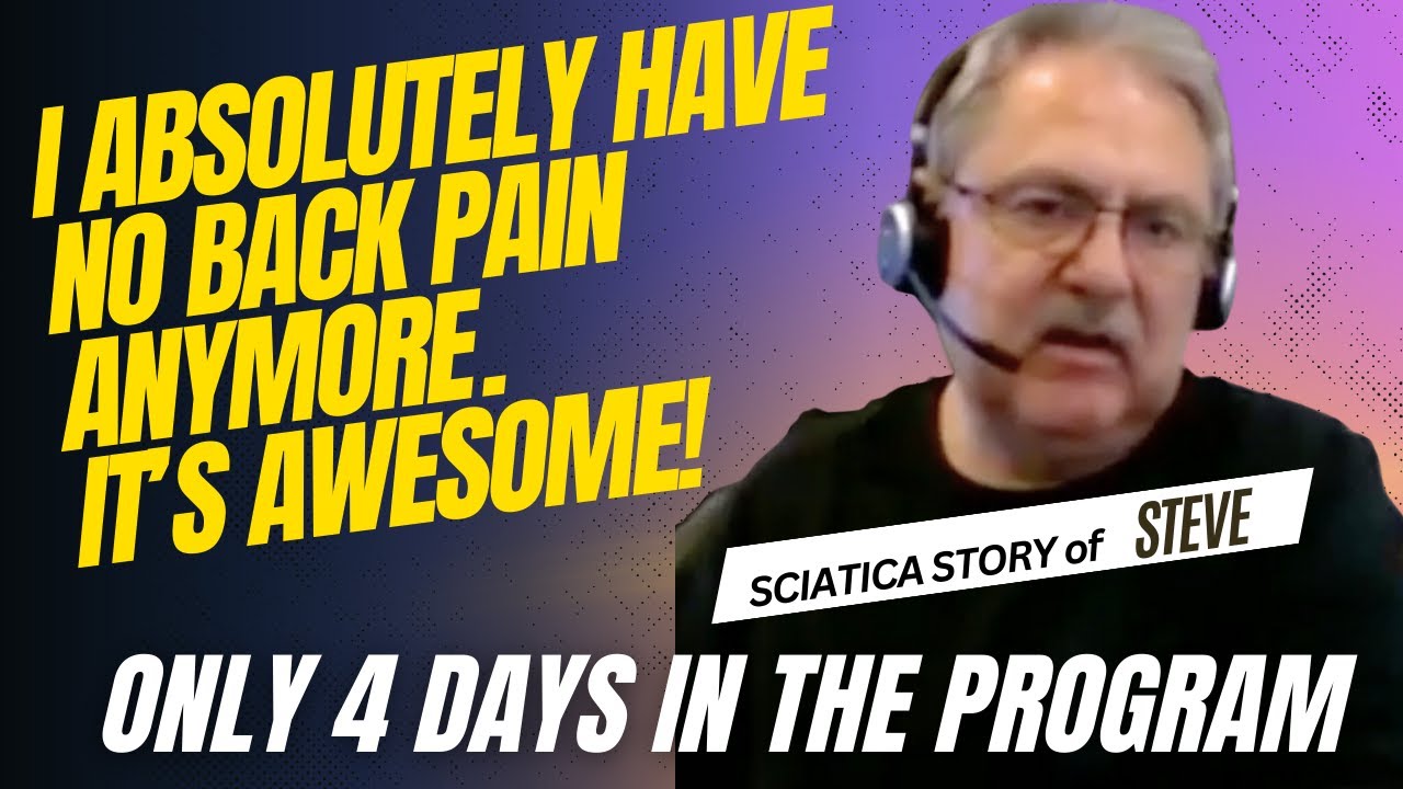 Sciatica Success Story: Sciatica after Stroke-- 4 days with incredible results - YouTube