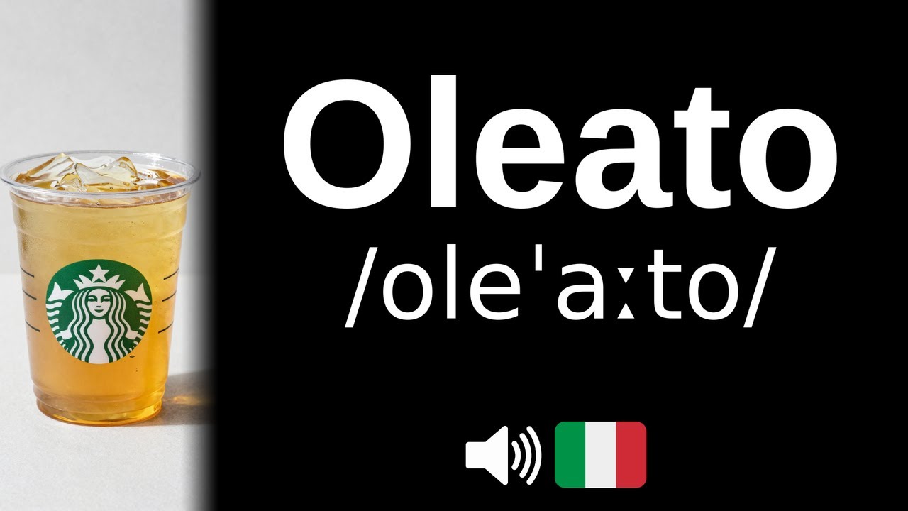 How to pronounce Oleato (CORRECTLY!) - YouTube