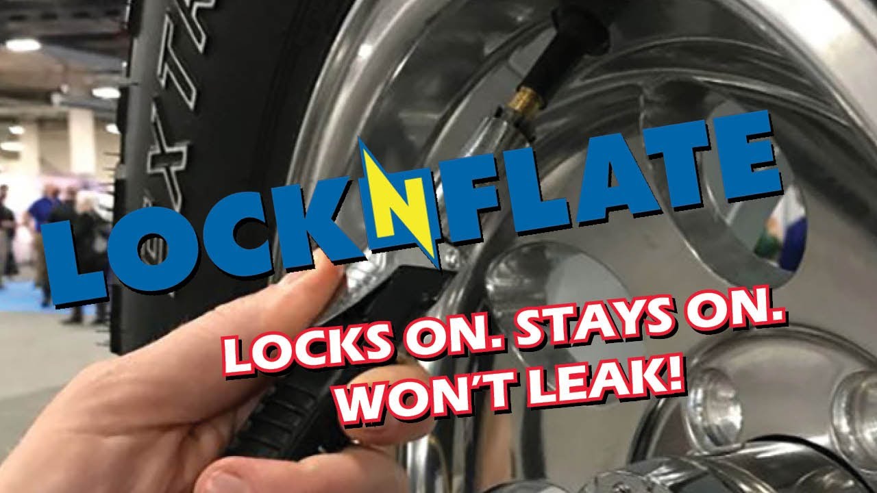 LOCKNFLATE® Locking Air Chuck - How to Inflate a Tire with LOCKNFLATE ...