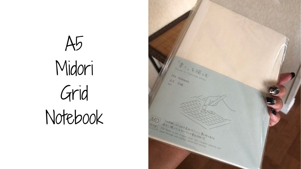 How I'm using my A5 Midori Grid Notebook - YouTube