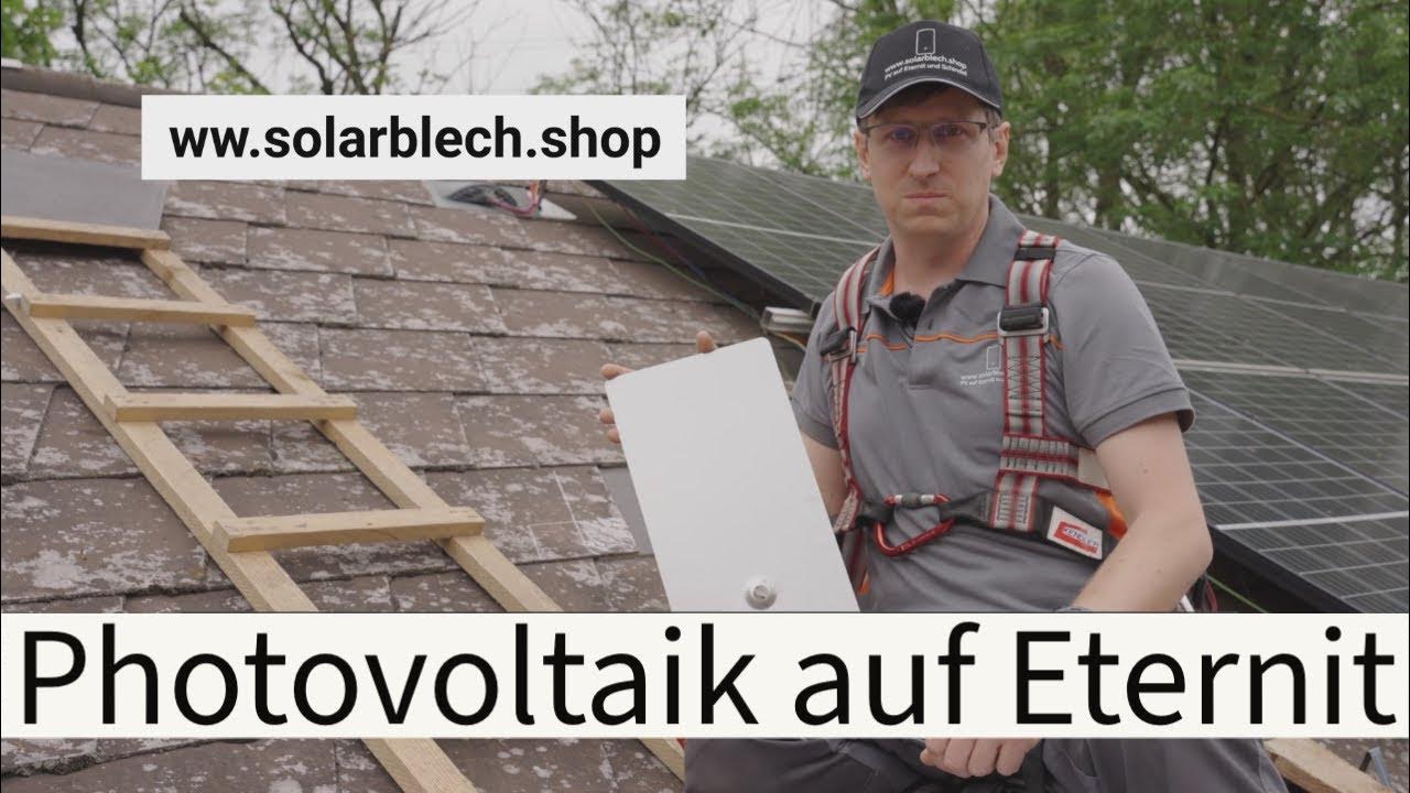 ☀️ Solar und Photovoltaik Anlage auf Eternit und Schindel Dächer | so funktioniert es - YouTube
