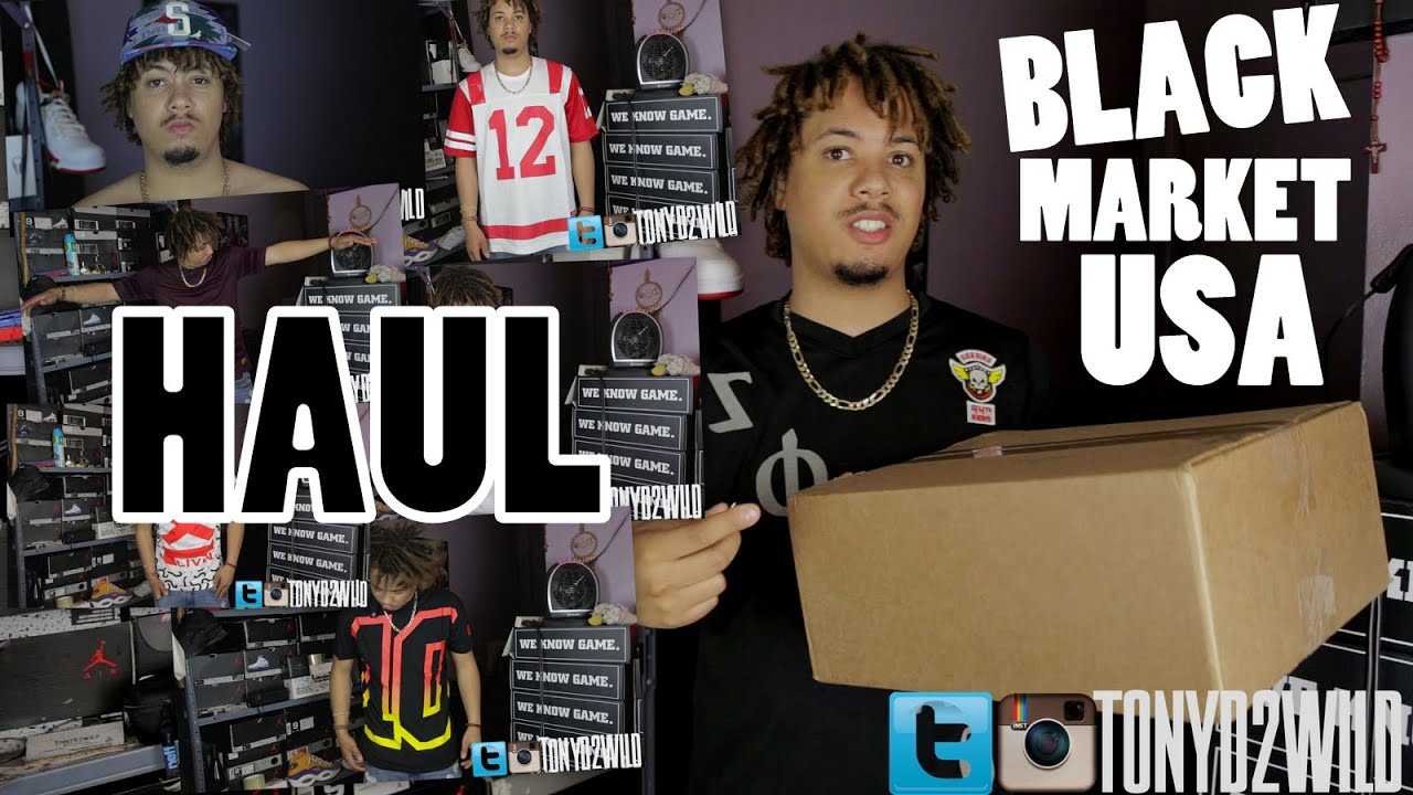 Unboxing Clothing Haul from Black Market USA - YouTube