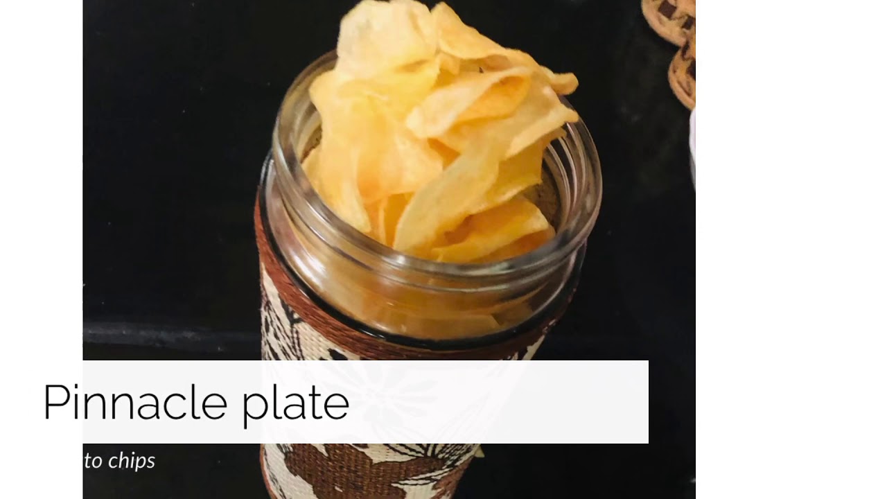 Potato chips/crispy potato snack/ kids snacks recipe - YouTube