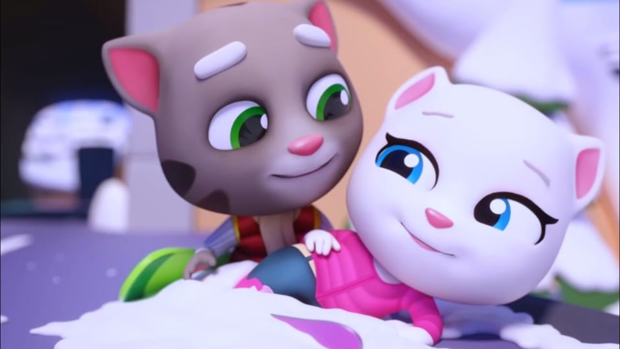 My Talking Tom Friends 🐱 Tom Angela Funny Videos 👻 Tom Friends Cartoon ...