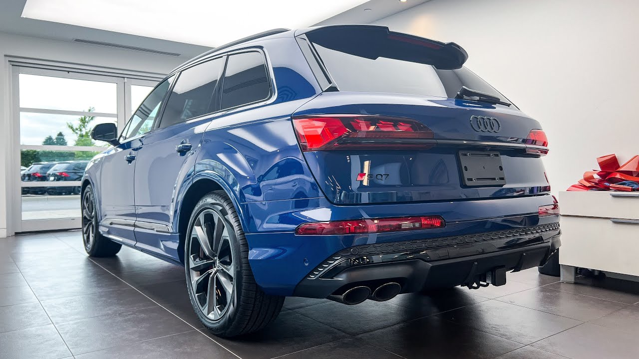 2025 Audi SQ7: Ascari Blue and Arras Red Interior - YouTube