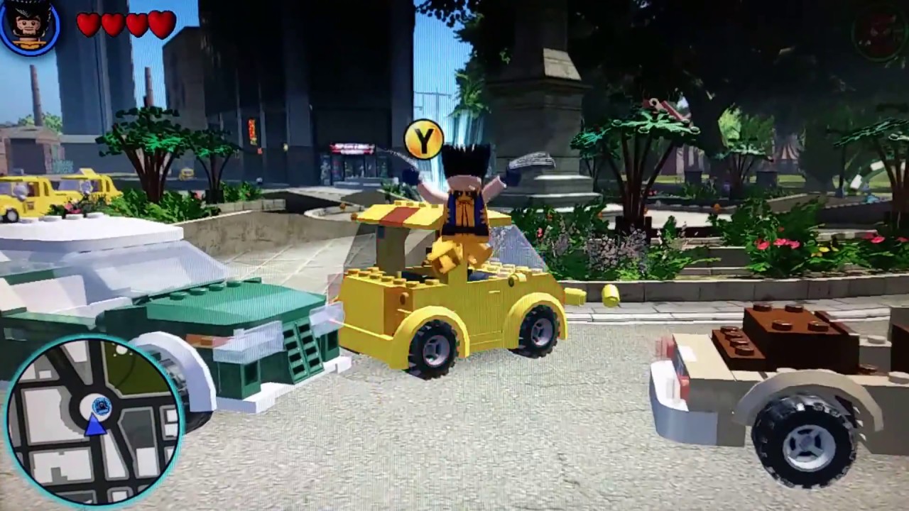 Lego Marvel Superheroes glitch Fix cars - YouTube