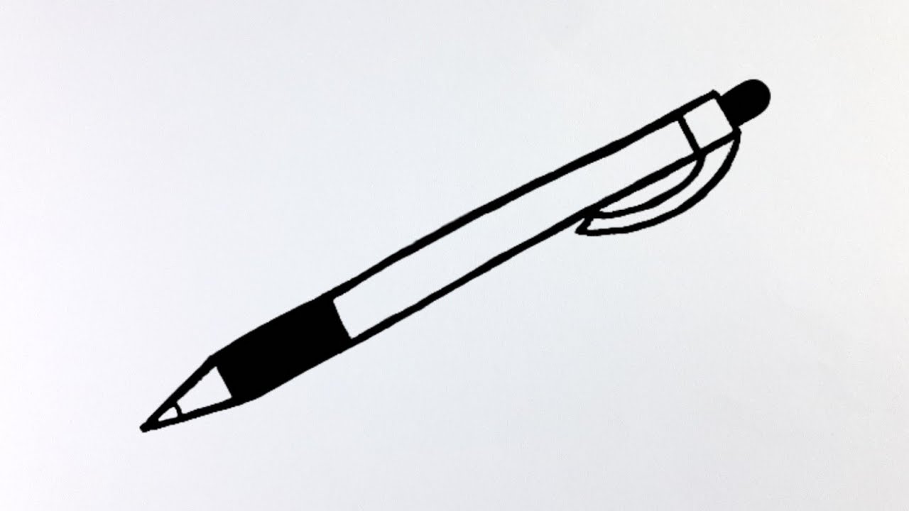 how to draw a pen - YouTube