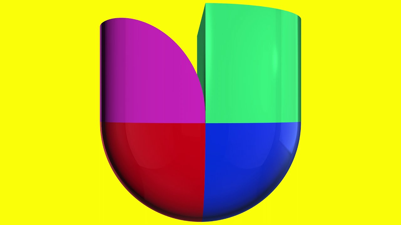 Univision (Logo2) Yellow Screen Logo Loop Chroma Animation - YouTube