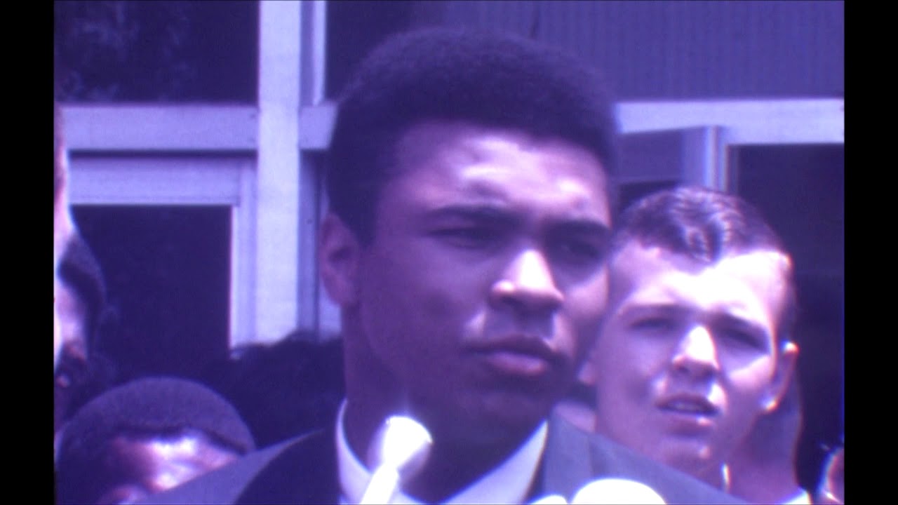 Muhammad Ali in Houston 1967 for Draft - YouTube