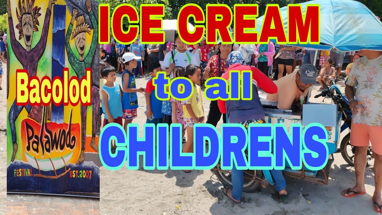 ICE CREAM para sa mga Bata ng Miranda Pontevedra Bacolod.... - YouTube