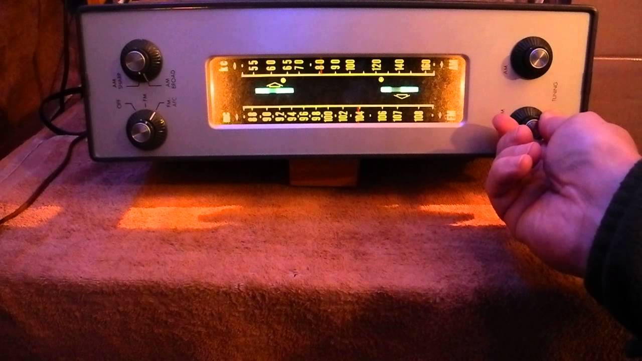 FM High Band Ampex Model 502 Tuner - YouTube