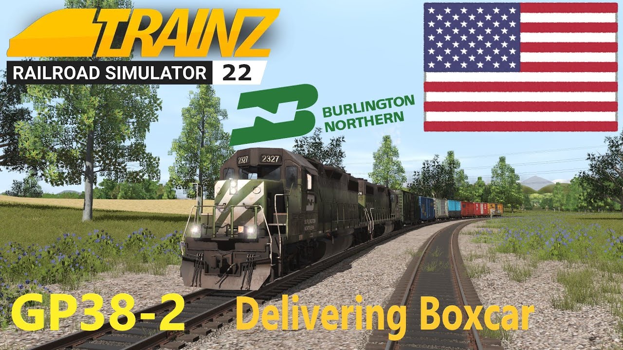 Trainz Railroad Simulator 2022 Delivering Boxcar - YouTube