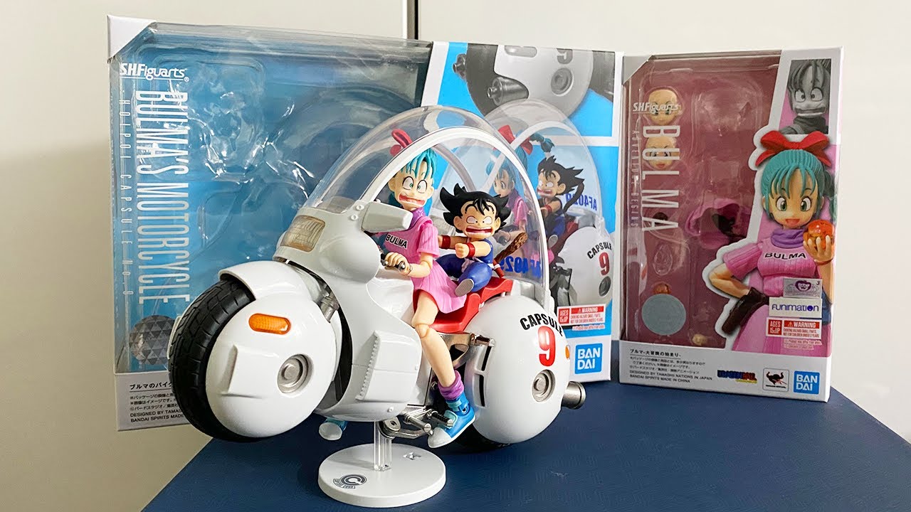 S.H. Figuarts Bulma´s Bike + Figure - Unboxing | Dragon Ball - YouTube